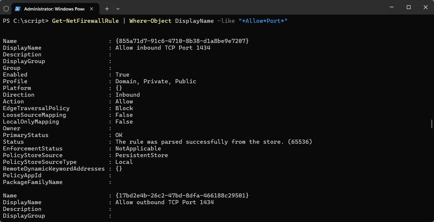 PowerShell Script For SQL Server Firewall Rules - Tweak